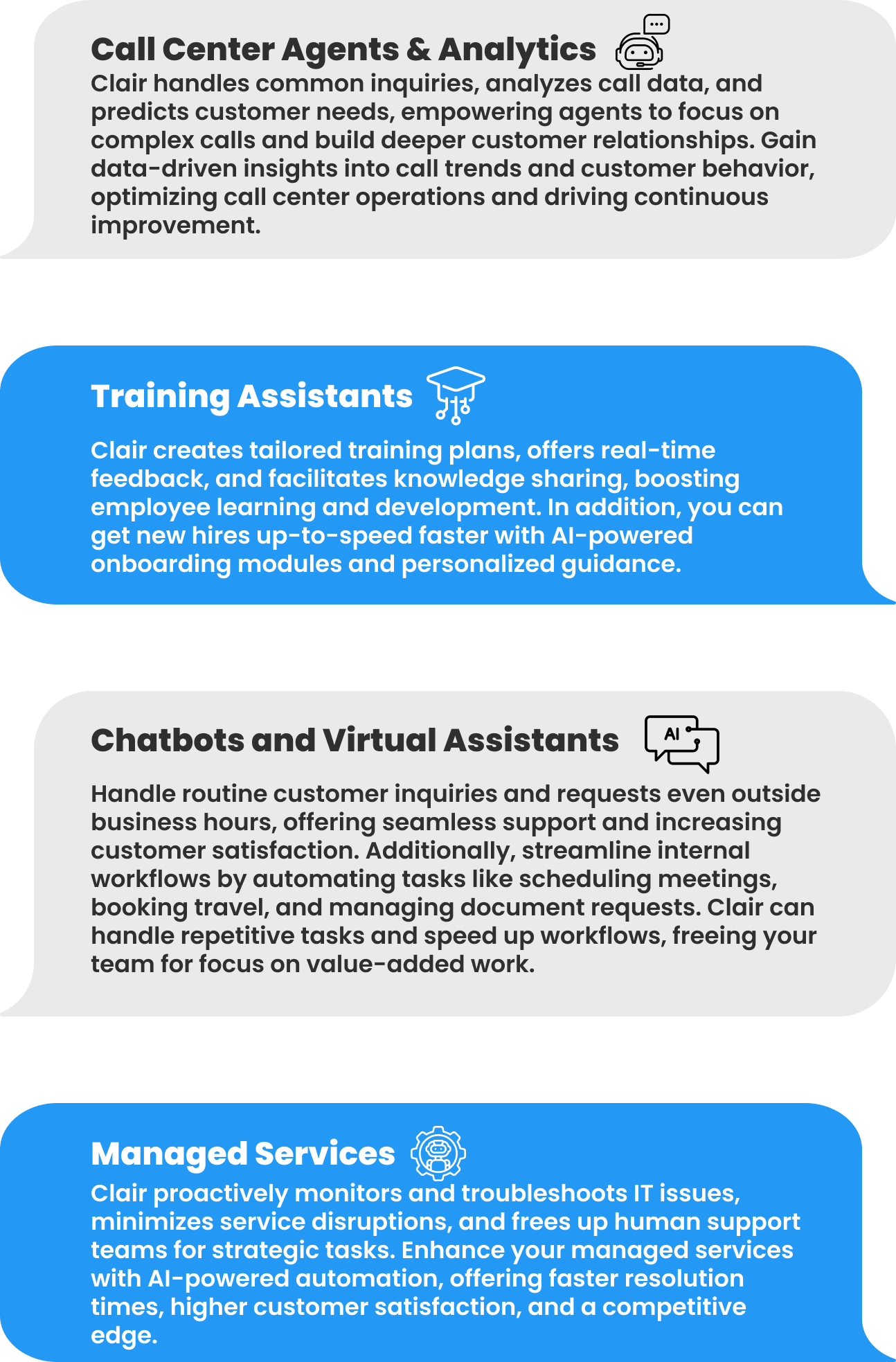 Clair - Enterprise Assistants - CEI | Consulting. Solutions. Results.